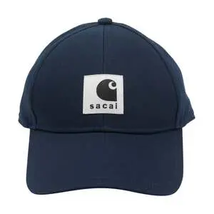SACAI X CARHARRT WIP Sacai X Carhartt Wip Logo Baseball Cap - Blue