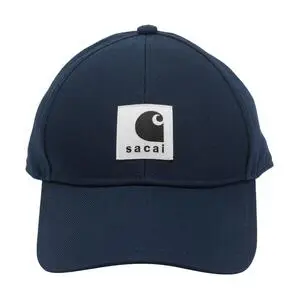 SACAI X CARHARRT WIP Sacai X Carhartt Wip Logo Baseball Cap - Blue