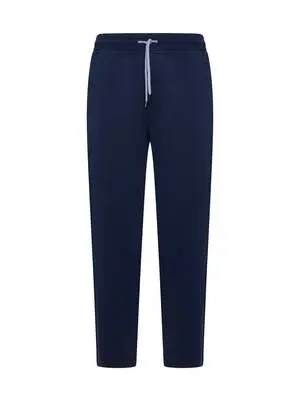 Brunello Cucinelli Cobalt Cotton Cashmere Trousers - Multicolor