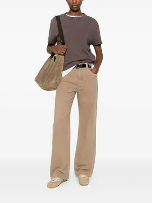 Brunello Cucinelli Cotton And Linen Blend Trousers - Multicolor