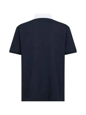 Gucci Blue Stretch Cotton Pique Polo Shirt