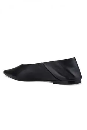 Saint Laurent Pointed Toe Leather Mules