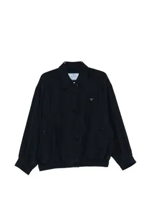 Prada Silk Blouson Jacket - Multicolor