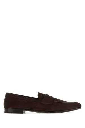 Prada PRADA Suede Loafers Brown