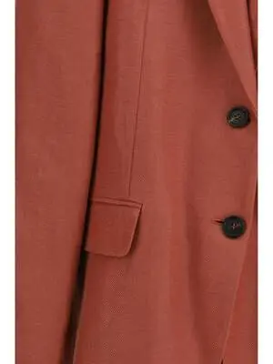 Brunello Cucinelli Single-breasted Linen Blazer