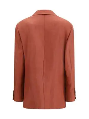 Brunello Cucinelli Single-breasted Linen Blazer