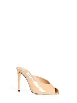 JIMMY CHOO Patent Leather Brigitte Mules - Multicolor