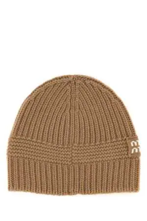 Miu Miu Ribbed Beanie Hat