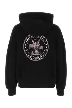 Palm Angels Cotton Hoodie With Logo