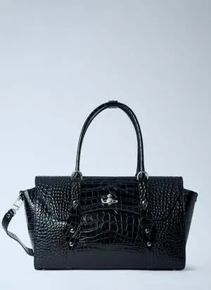 VIVIENNE WESTWOOD Medium Bettina Handbag - Black