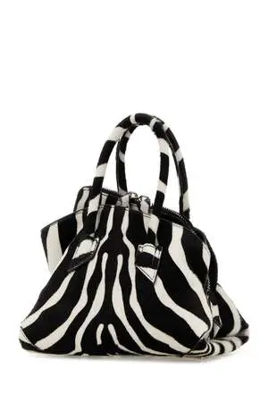 Attico Printed Calf Hair Mini La Passeggiata Handbag - Multicolor