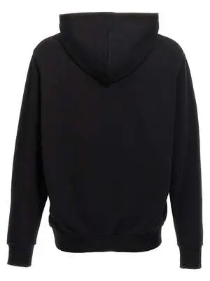 Balmain Logo Print Organic Cotton Hoodie