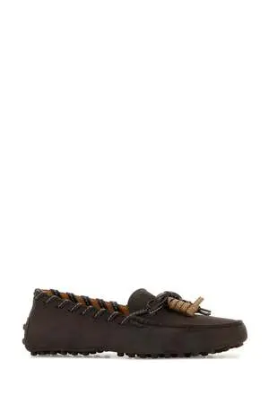 TOD'S Suede Loafers - Brown