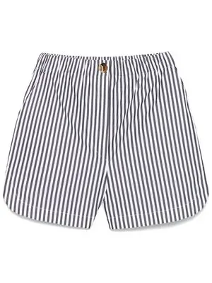 Sportmax Striped Cotton Shorts - Multicolor