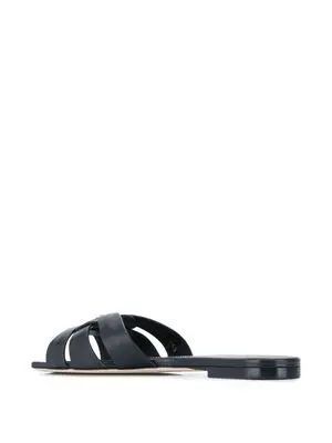 Saint Laurent Tribute Nu Pieds Leather Sandals - Multicolor