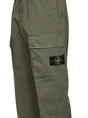 Stone Island Stretch Twill Cargo Trousers