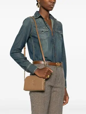 Saint Laurent Gaby Mini Leather Crossbody Bag