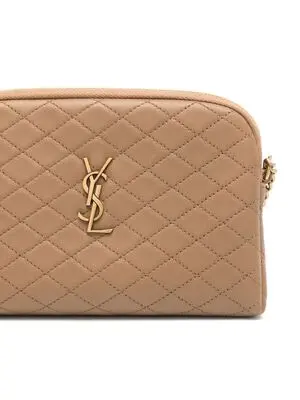 Saint Laurent Gaby Mini Leather Crossbody Bag