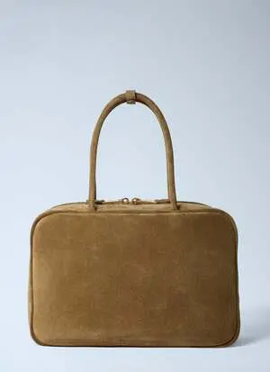 Miu Miu Suede Beau Handbag - Green
