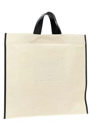 JIL SANDER Border Book Tote Square Shopping Bag