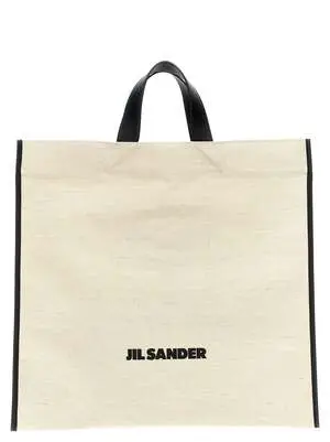 JIL SANDER Border Book Tote Square Shopping Bag - Multicolor