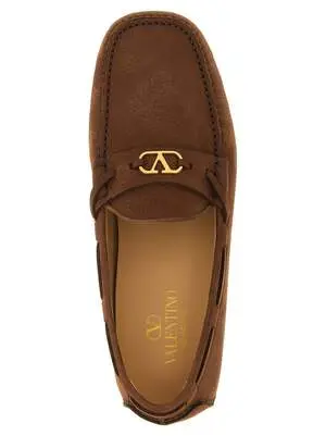 Valentino Garavani Driver Fastaway Loafers - Brown