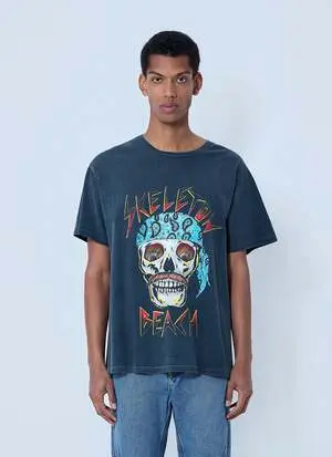 GALLERY DEPT. Graphic Skull T-shirt - Gray