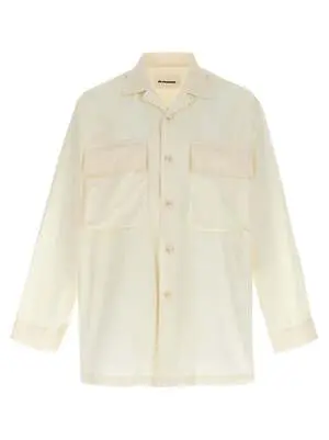 JIL SANDER Logo Embroidery Shirt
