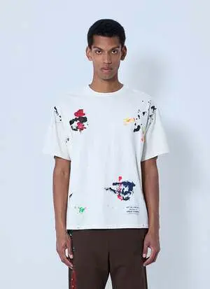 GALLERY DEPT. Abstract Print Cotton T-shirt - Multicolor
