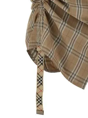 Burberry Check Print Cotton Shirt - Multicolor