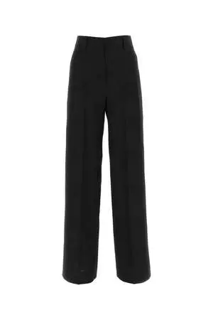 Burberry Black Wash Pants For Women