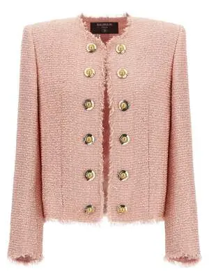 Balmain Sequin Tweed Blazer