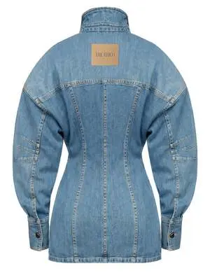 Attico Denim Mini Dress - Blue