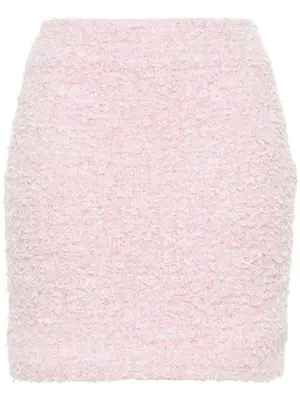 Balenciaga Tweed Mini Skirt - Multicolor