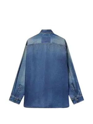 GOLDEN GOOSE Denim Shirt With Chest Pockets - Multicolor