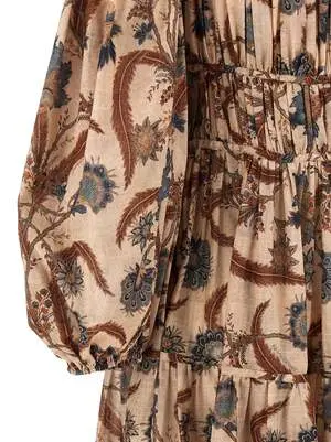 Zimmermann Ascension Tie Billow Maxi Dress - Multicolor