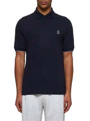 Brunello Cucinelli Cotton Piqué Polo Shirt