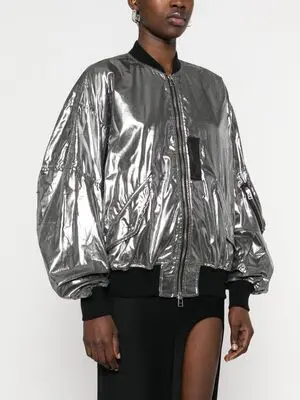 Junya Watanabe Metallic Bomber Jacket - Multicolor