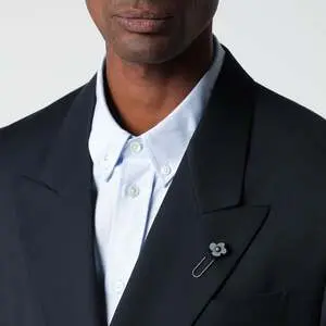 LARDINI Double-breasted Wool Jacket