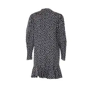Chloé Silk Jacquard Long Sleeve Mini Dress