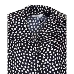 Chloé Silk Jacquard Long Sleeve Mini Dress