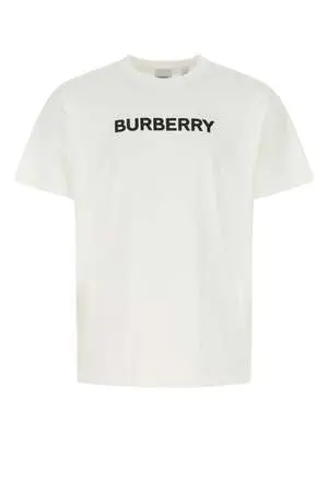 Burberry Burberry Men White Cotton T-Shirt White
