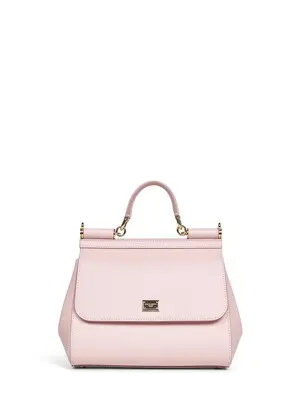 Dolce & Gabbana Pink Dauphine Leather Sicily Handbag