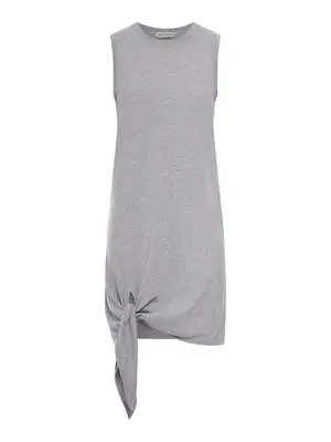 JW Anderson Knotted Hem Sheath Dress - Multicolor