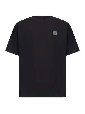 Stone Island Black Jersey Logo Patch T-shirt