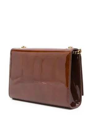 Saint Laurent Kate Patent Leather Crossbody Bag - Multicolor