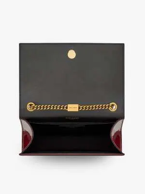 Saint Laurent Kate Patent Leather Crossbody Bag - Multicolor