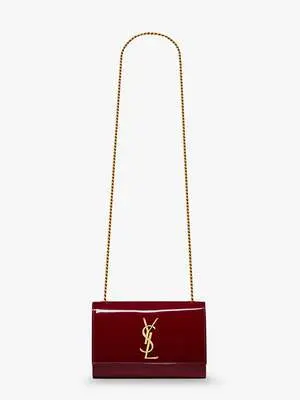 Saint Laurent Kate Patent Leather Crossbody Bag - Multicolor