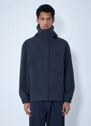 Moncler Technical High-collar Jacket With Concealed Placket