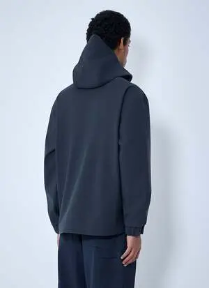 Moncler Technical High-collar Jacket With Concealed Placket